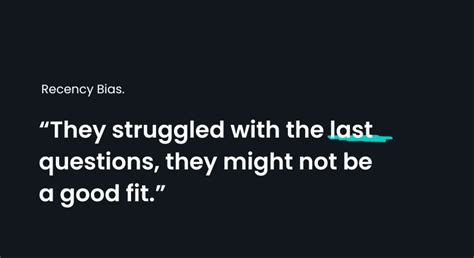 Recency Bias Equalture