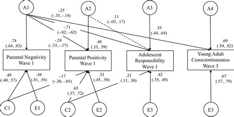 An Illustration Of The Multivariate Cholesky Model Unstandardized