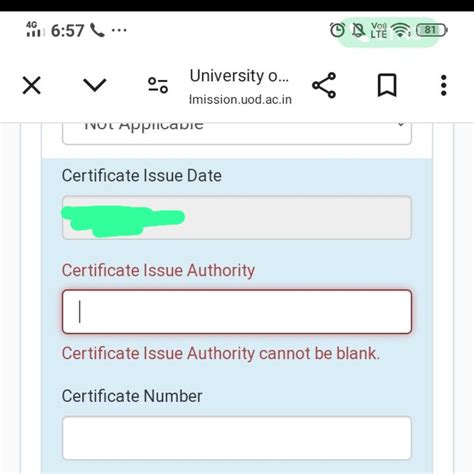 Help Regarding Certificate Issue Authority Rcuetards
