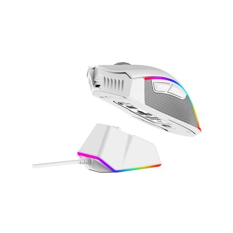 เมาส์เกมมิ่ง Signo Gaming Mouse Wireless Macro Vortex Wg 900 W White