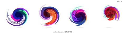 Vector Vortex White Background Stock Vector Royalty Free 1271859283 Shutterstock