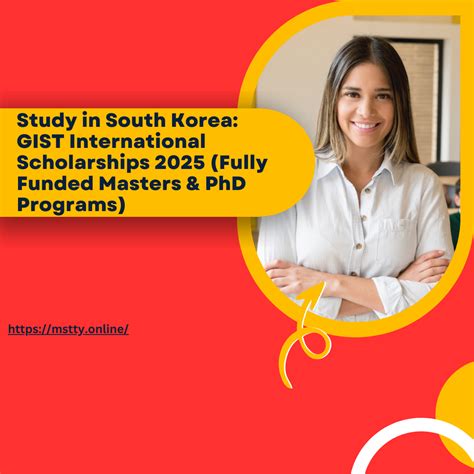 Gist International Scholarships 2025 Mst Ty