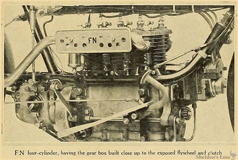 F N Four Cylinder Engine 1920
