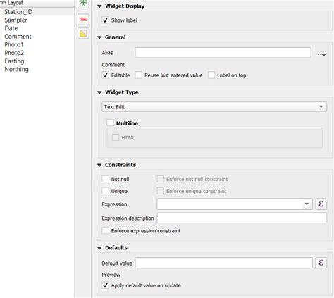 Qfield Auto Increment Associated With Field Type In Qgis Geographic Information Systems