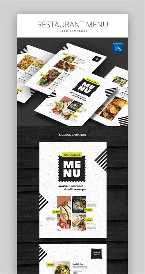 Fascinating Google Docs Menu Template Restaurant Menu Template Menu Restaurant Menu Template
