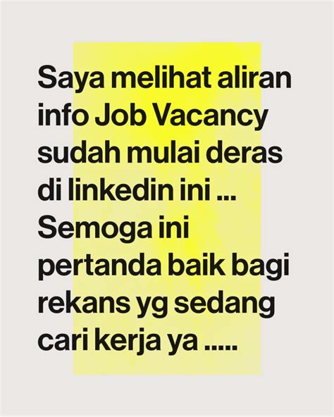 Dedi Noor Cahyanto Posted On Linkedin