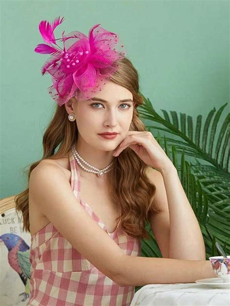 1 Pc Fascinators Hat For Women Tea Party Headband Kentucky Derby