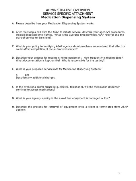 What Are Medication Dispensing Systems For Physicians Doc Template
