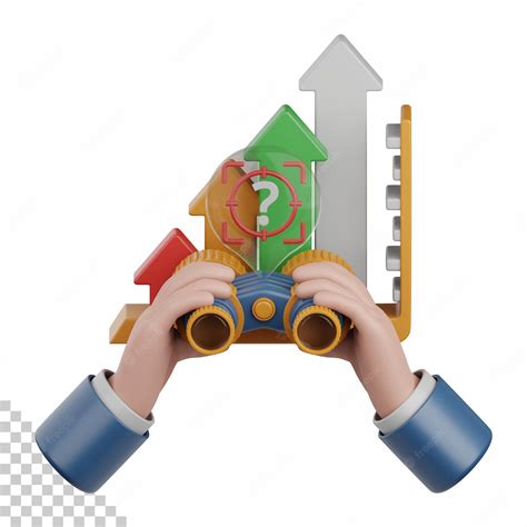 Premium Psd 3d Rendering Predictive Chart Isolated Useful For Business Analytics Web Money And