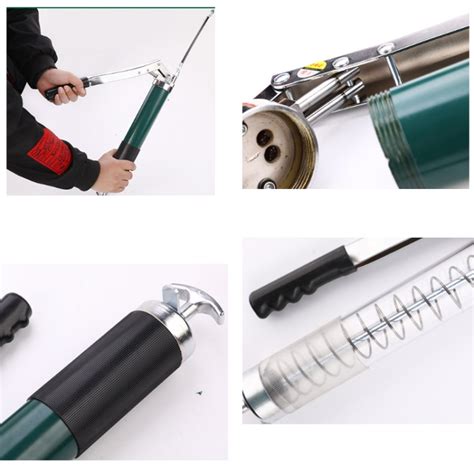 TUOSEN Hardware Tool Pressure Rod Type Greaser Oiling Tool Greaser Manual แรงดนสงสไตล Single