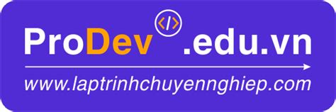 Khóa Học Lập Trình Web Full Stack Prodev Lập Trình Net