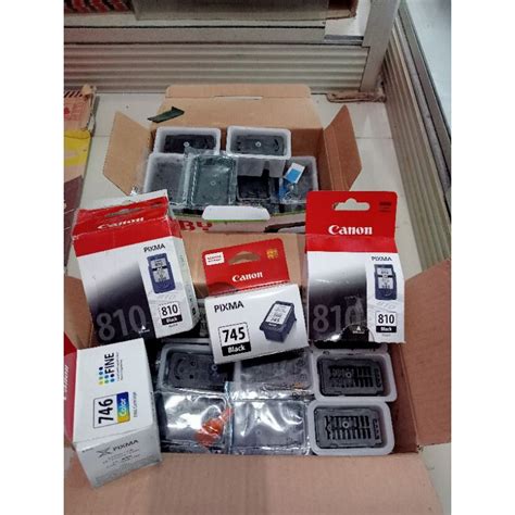 Jual CATRIDGE CANON BEKAS 810 811 745 746 BEKAS MODIFIKASI Shopee Indonesia