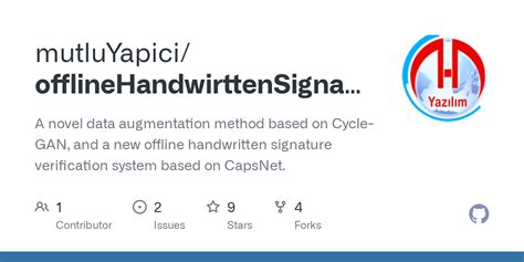 Github Mutluyapiciofflinehandwirttensignatureverification A Novel
