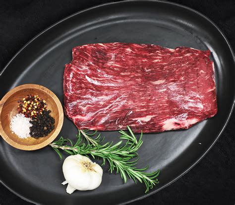 American Wagyu Flank Steak Dry Aged Grilling Cut Rich Flavor