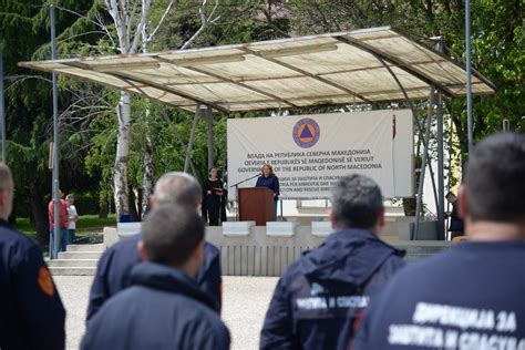 Петровска на одбележувањето на денот кога е формирана Дирекцијата за заштита и спасување вие