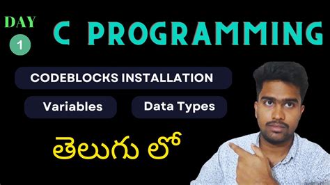 Day 1 Basics Of C Programming Variables Data Types C Programming
