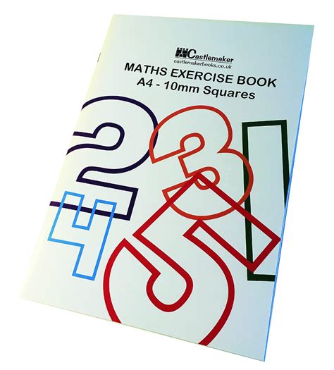 Maths Exercise Book A4 E175 Bigamart