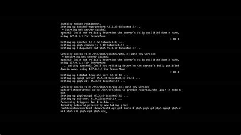 Ubuntu Server Installing Apache2 Webserver With Mysql And Php