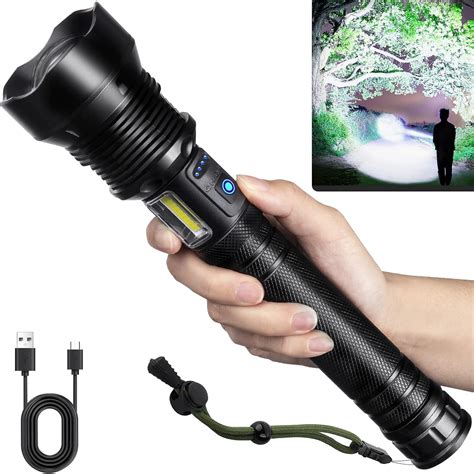 Flashlights High Lumens Rechargeable Super Bright 990000 Lumens