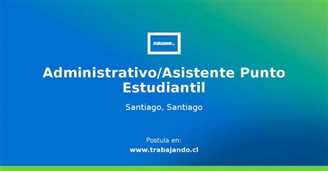 Administrativoasistente Punto Estudiantil