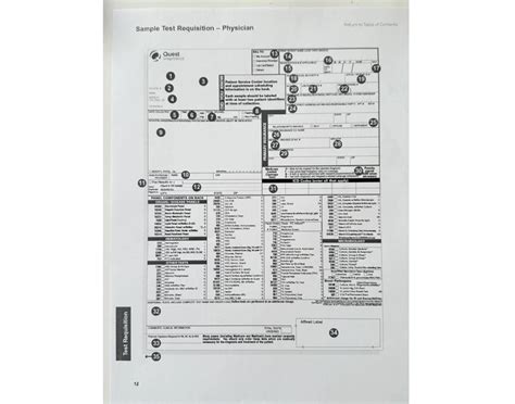 Lab Requisition Test Quiz