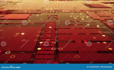 D Rendering Of Abstract Circuit Board Stock Photo Image Of Board Intelligence