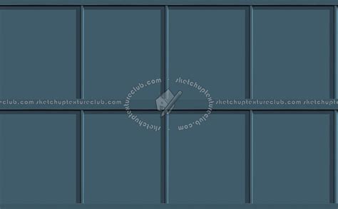 Light Blue Metal Facade Cladding Texture Seamless 10156