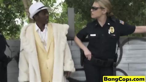 Black Pimp Gets Lured Into Sex With Slutty White Cops Maggie Green And Joslyn Eporner