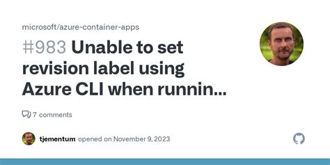 Unable To Set Revision Label Using Azure Cli When Running In Single Revision Mode · Issue 983