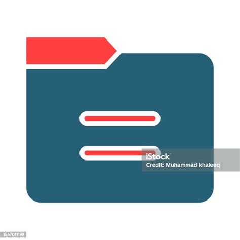 폴더 글리프 개인 및 상업적 사용을 위한 두 가지 색상 아이콘입니다 0명에 대한 스톡 벡터 아트 및 기타 이미지 0명 고체