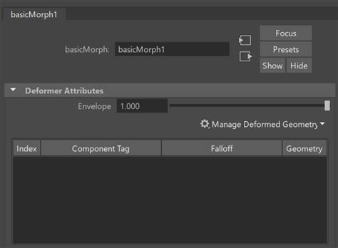 Using Maya Template For Creating Deformer Ui Around The Corner