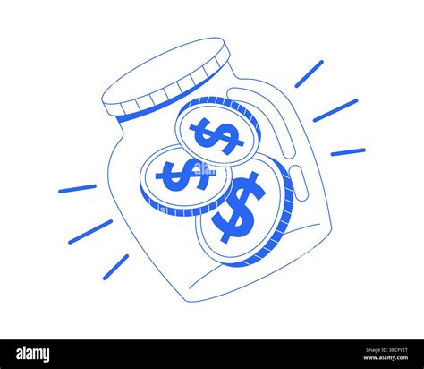 Savings Line Onboarding Ui Illustration Stock Vector Image And Art Alamy