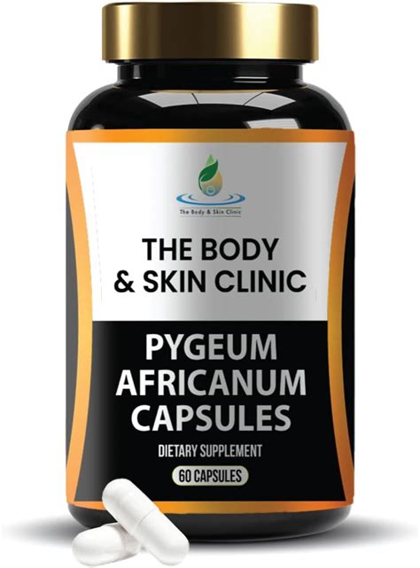 Pygeum Africanum 5000mg Equivalent 101 Extract 60 Vegan Capsules High Strength Gluten And