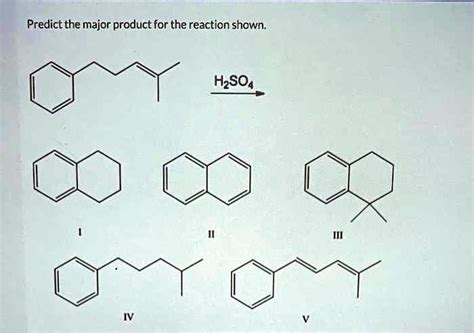 Solved Predict The Major Product For The Reaction Shown H2so4