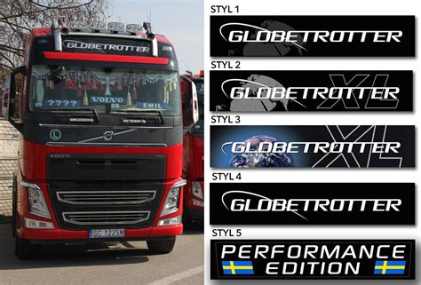 NEW VOLVO GLOBETROTTER FH4 STICKER FOR THE FRONT TOP OF THE ROOF FH | eBay