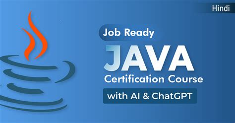 Java Certification Course With Ai And Chatgpt Hindi Techvidvan