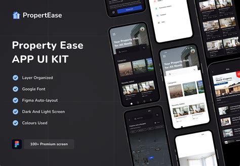 Property Ease Rent And Property App Ui Kit Figma
