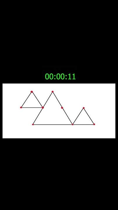 선 3개를 옮겨서 큰 삼각형 2개 작은 삼각형 1개로 만들어주세요 Shorts 두뇌퀴즈 두뇌훈련퀴즈 아이큐테스트 호퀴즈