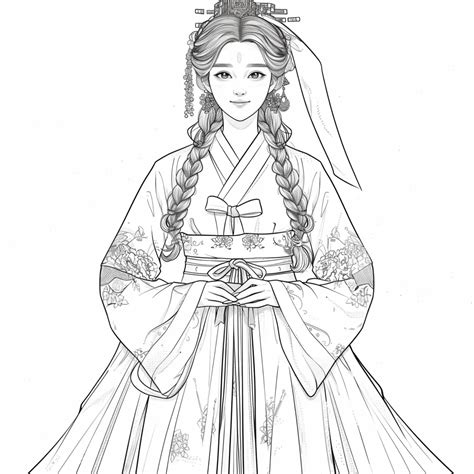 세계의 전통 의상 컬러링 북 크몽