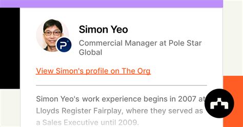 Simon Yeo Commercial Manager At Pole Star Global The Org
