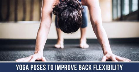 Yoga Poses To Improve Back Flexibility Benefits Of Sport Yoga