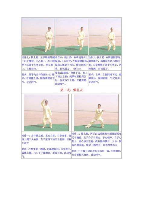 陈式太极拳精要十八式图解 word文档在线阅读与下载 免费文档
