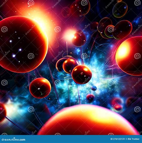 Abstract Quark Concept Stock Illustration Illustration Of Nuclei 276122131
