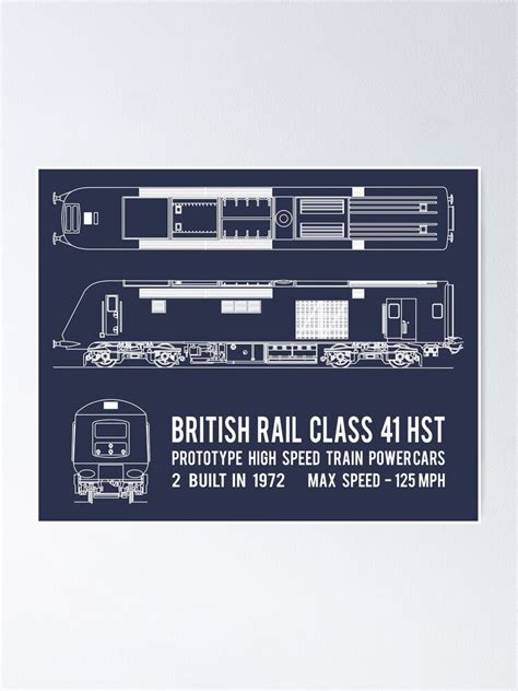 British Rail Class 41 Hst Prototype High Speed Train Locomotive