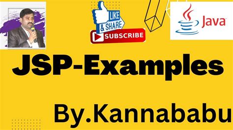 Jsp Basic Examples Youtube