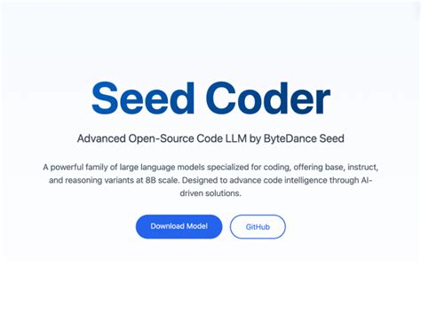 Seed Coder 8b Base Ai Agent Reviews Features Use Cases