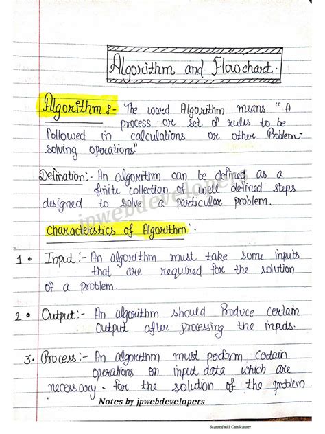 Algorithm And Flowchart In Ds Pdf