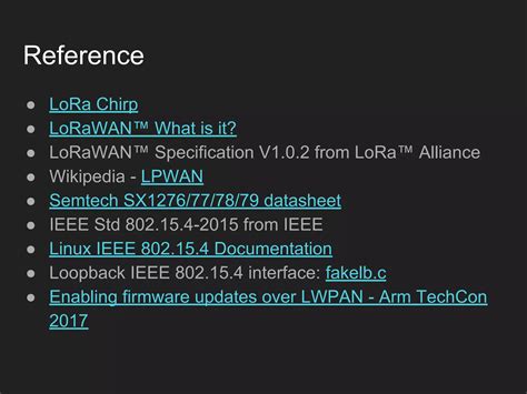 Lorawan Class Module And Subsystem Ppt