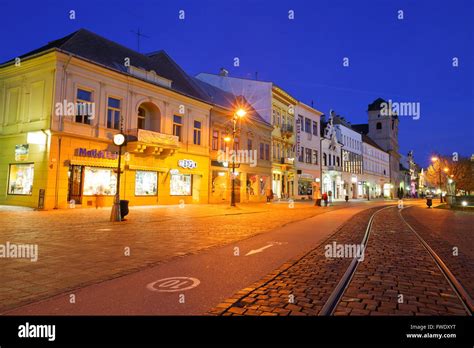 Historic Architecture In The Main Square Of Kosice City In Eastern
