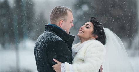 Winter Wedding Photos Popsugar Love And Sex